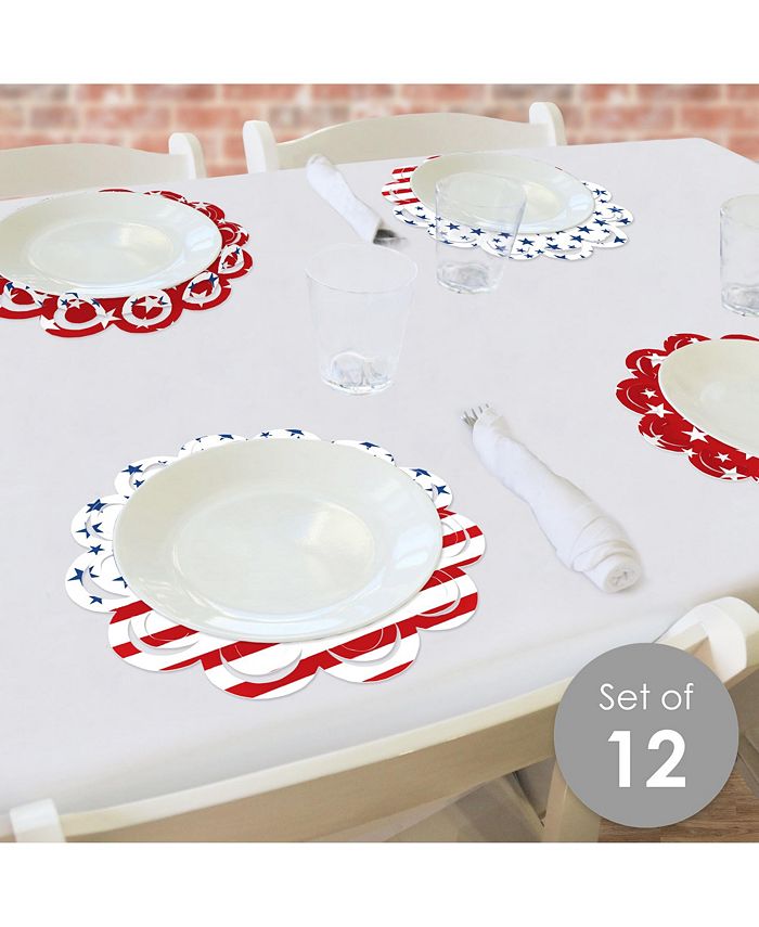 Big Dot of Happiness Stars & Stripes - Patriotic Party Table ...