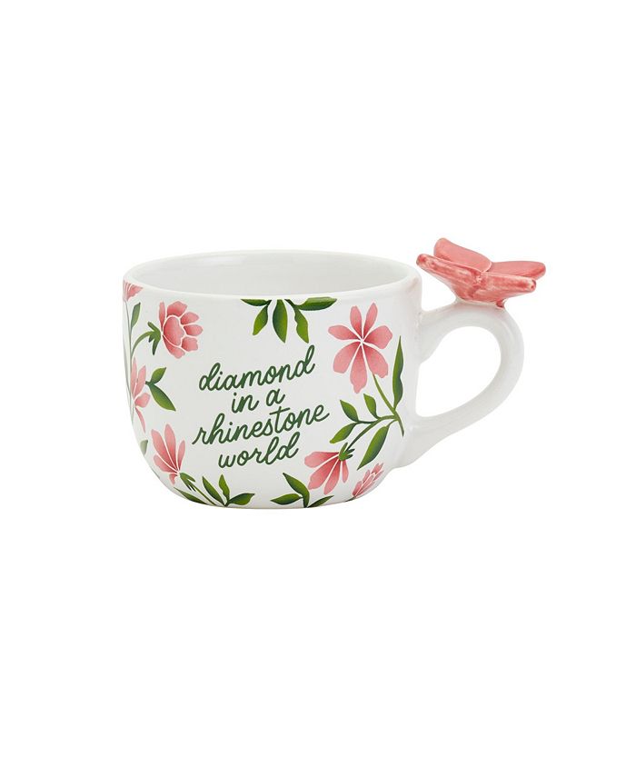 Dolly Parton Floral Butterfly Cappuccino Mugs, Set of 4 - Macy's