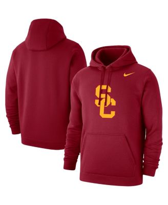 Men's Cardinal USC Trojans Logo Club Pullover Hoodie