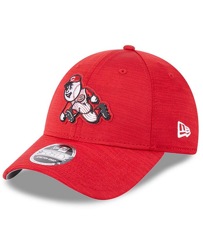 New Era Men's Red Cincinnati Reds 2023 Clubhouse 9FORTY Snapback Hat ...