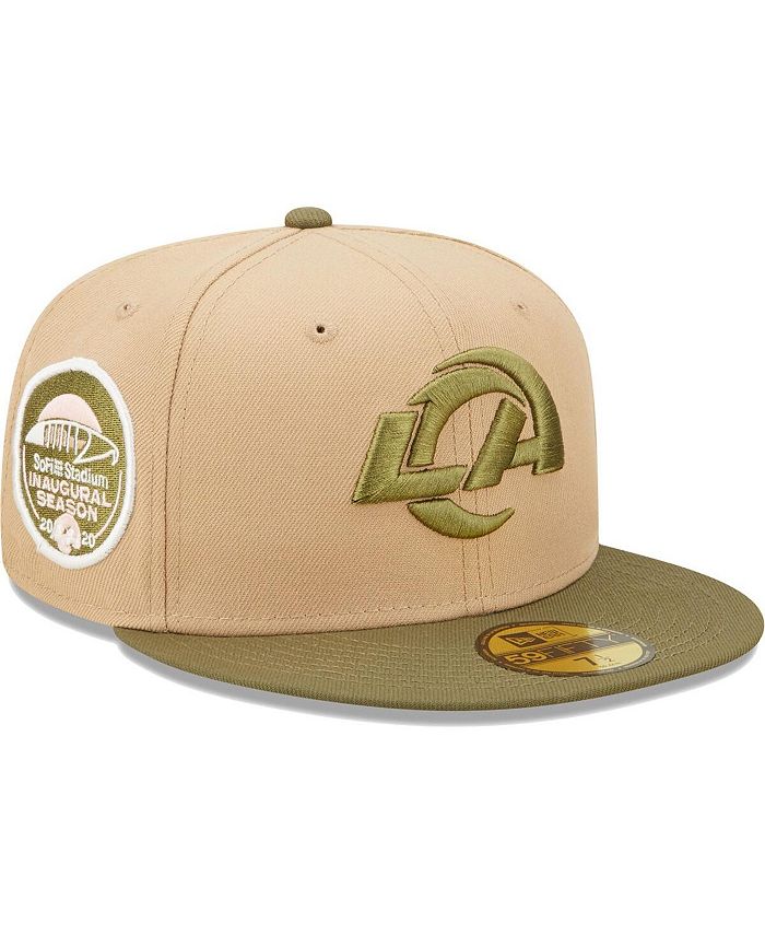 New Era Men's Tan, Olive Los Angeles Rams SoFi Stadium Saguaro 59FIFTY ...