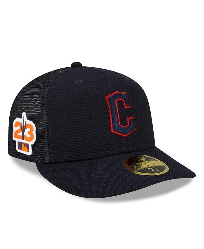 New Era Men's Navy Cleveland Guardians 2023 Spring Training Low Profile ...