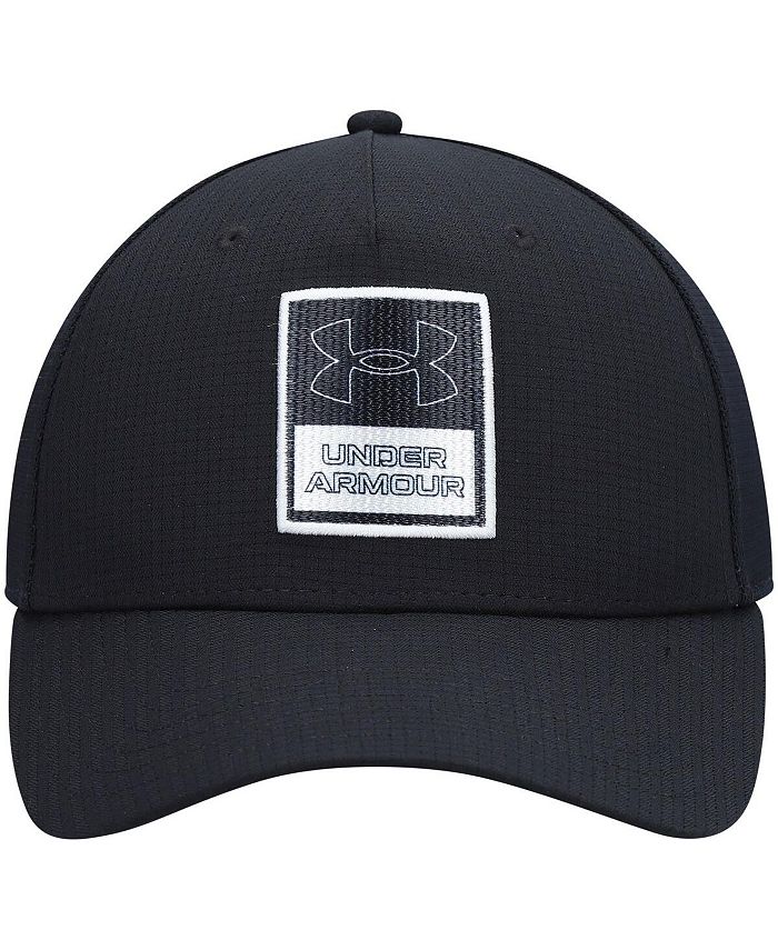 Under Armour Men's Black Trucker Performance Snapback Hat - Macy's