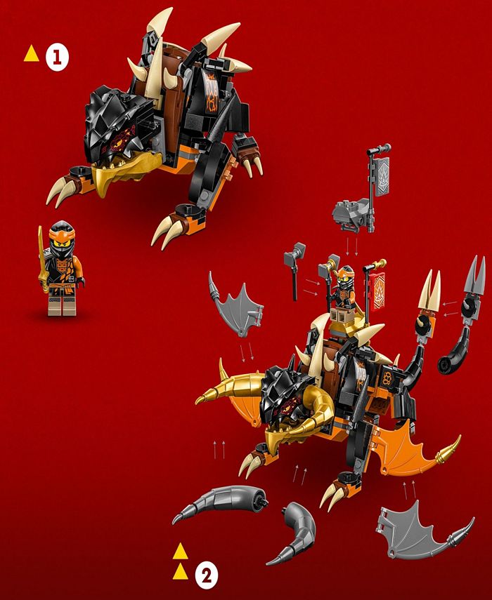 LEGO® Ninjago Cole's Earth Dragon Evo 71782 Building Toy Set with Cole ...