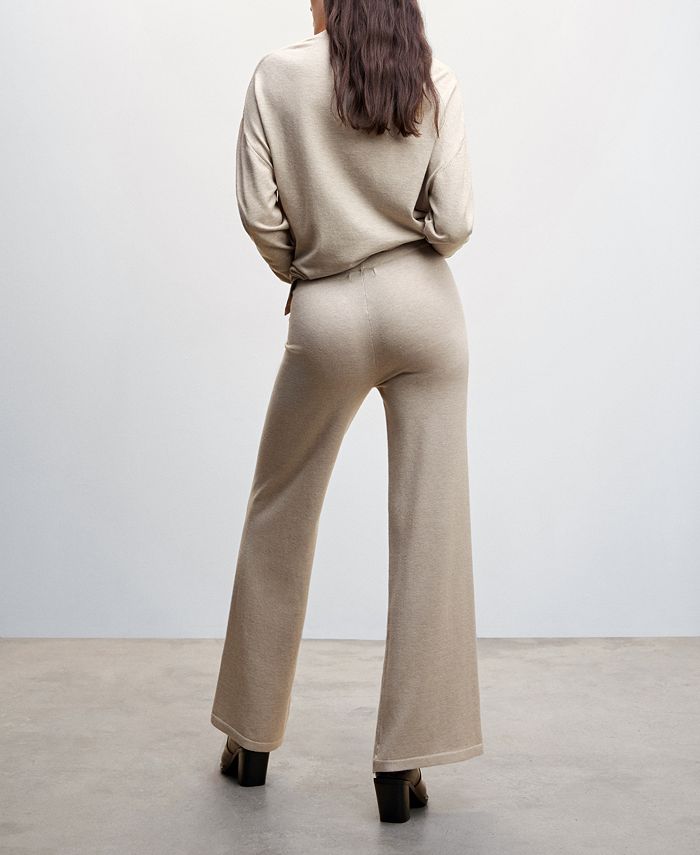 MANGO Women's Knitted Wideleg Pants & Reviews - Pants & Capris - Women ...