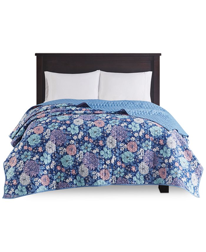 Home Design Eloise Floral Quilt, Twin/Twin XL, Created for Macy's - Macy's