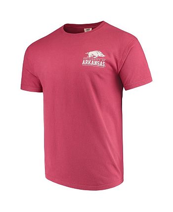 Image One Men's Cardinal Arkansas Razorbacks Comfort Colors Campus Icon ...