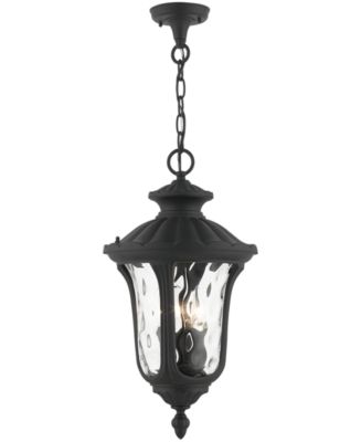 Livex Oxford 3 Light Outdoor Pendant Lantern - Macy's