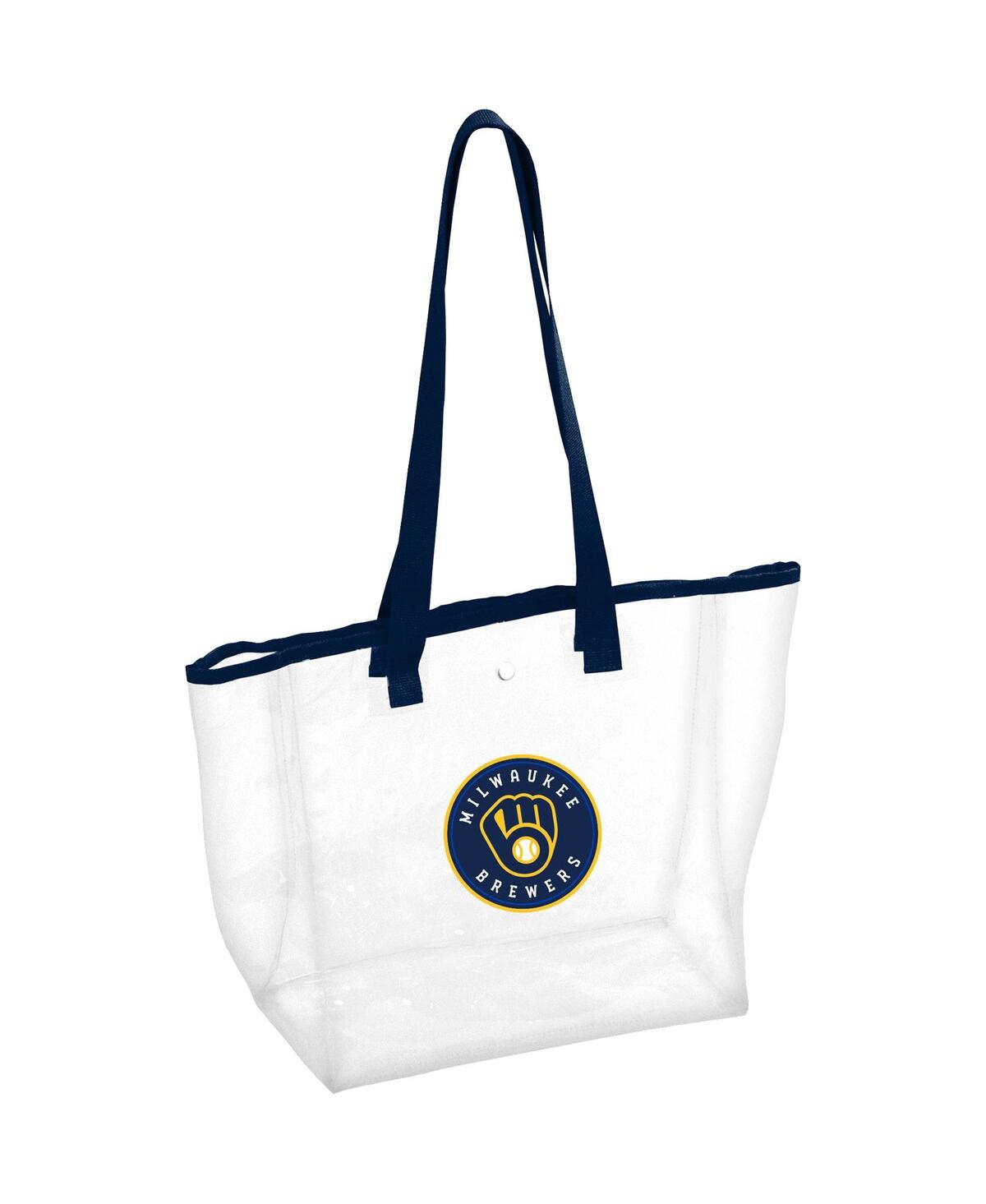 Click here for Womens Milwaukee Brewers Stadium Clear Tote - Navy prices