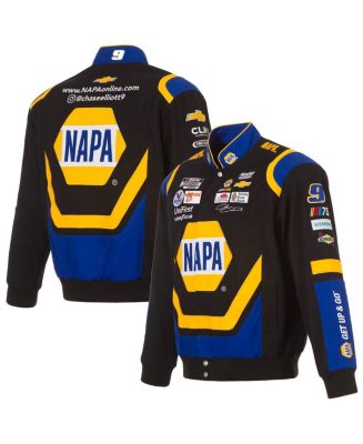Men's JH Design Black, Royal Chase Elliott NAPA Driver Twill Uniform ...