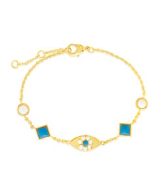 Sterling Forever Varuna Evil Eye Bracelet - Macy's