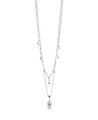 Sterling Forever Varuna Evil Eye Layered Necklace - Macy's