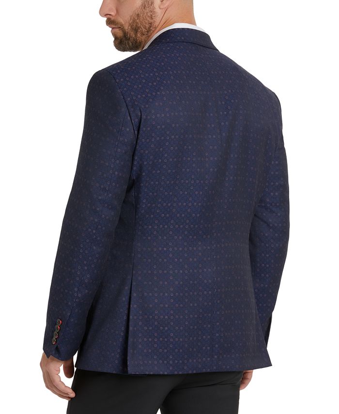 Tayion Collection Men's Classic-Fit Jacquard Suit Jacket - Macy's