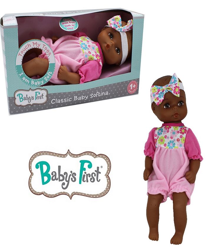 Baby's First by Nemcor Goldberger Doll Classic Softina Jumper African ...