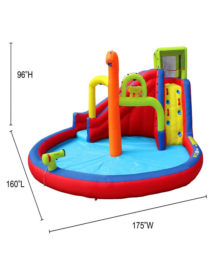 Banzai Drench Zone Water Park With Soaker Bucket, Water Cannon ...