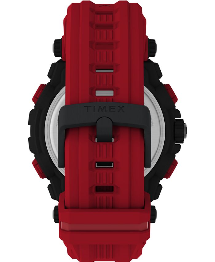 Timex UFC Men's Quartz Impact Resin Red Watch, 50mm - Macy's