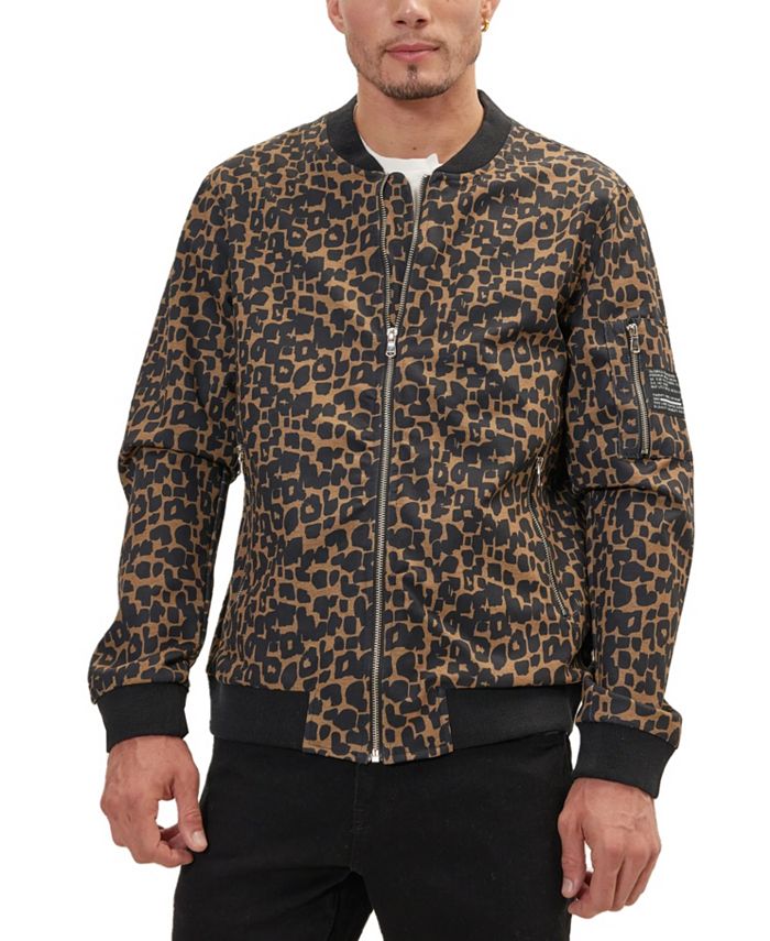 RON TOMSON Men's Modern Abstract Bomber Jacket - Macy's