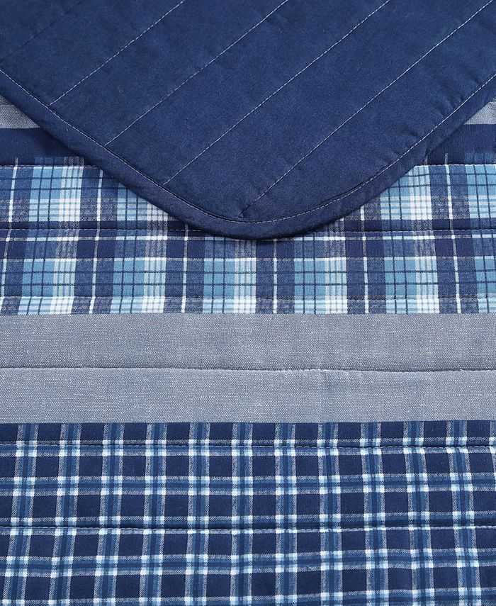 Nautica Addison Reversible 2 Piece Quilt Set, Twin - Macy's