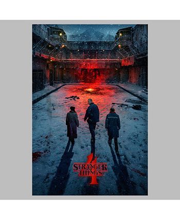 Netflix Boy's Stranger Things Winter Rift Russia Poster Child Pull Over ...