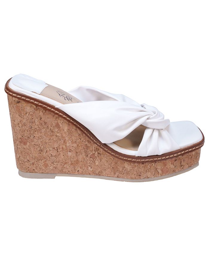 GC Shoes Women's Neila Strappy Wedge Sandals - Macy's