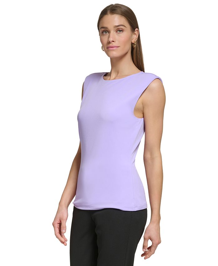 DKNY Women's Sleeveless Crewneck Top - Macy's