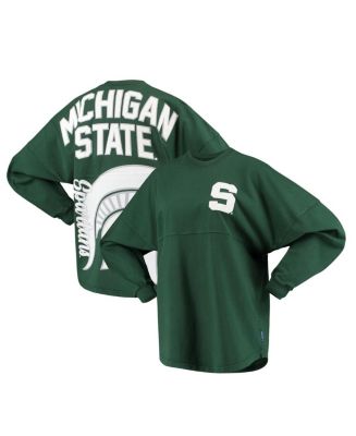 Women's Green Michigan State Spartans Loud n Proud Spirit Jersey T ...