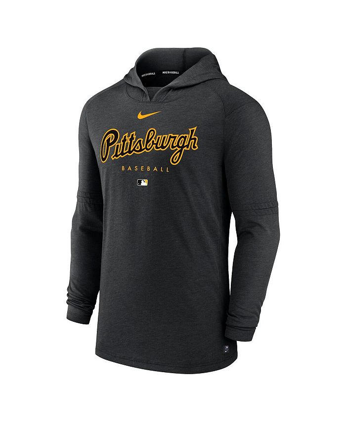 Nike Men's Heather Black Pittsburgh Pirates Authentic Collection Early ...