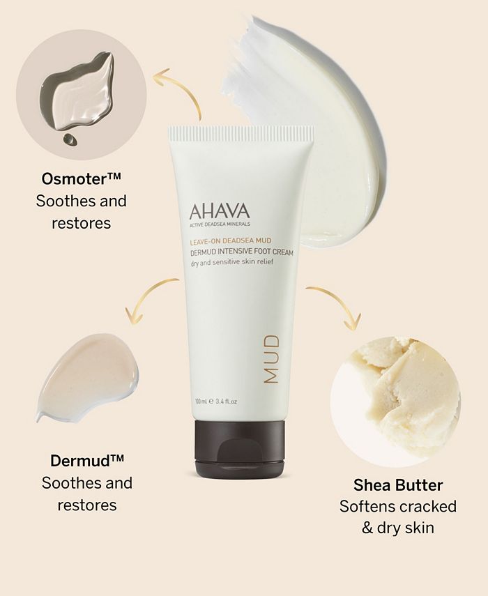 Ahava Dermud Intensive Foot Cream, 3.4 oz - Macy's