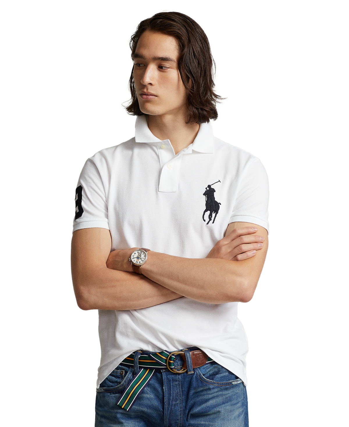 Click here for Polo Ralph Lauren Mens Big Pony Custom Slim Fit Me... prices