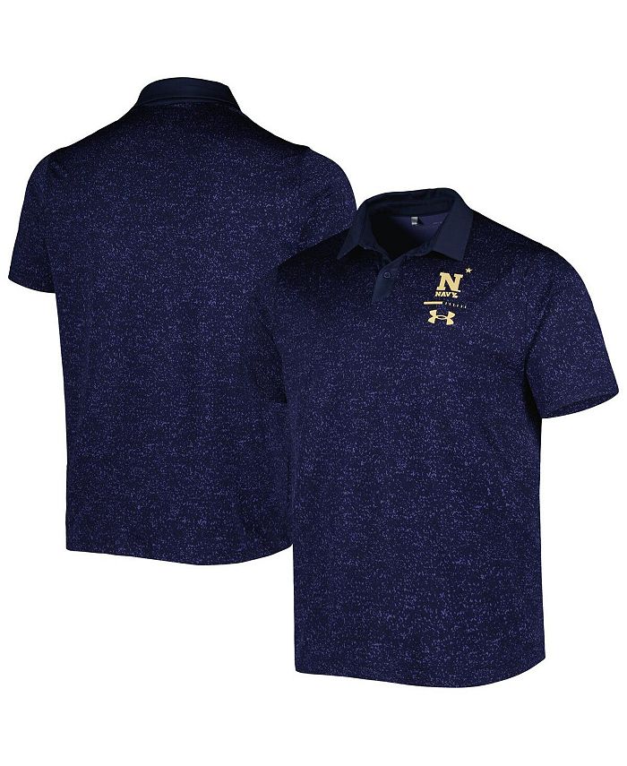 Under Armour Men's Navy Navy Midshipmen Static Performance Polo Shirt ...