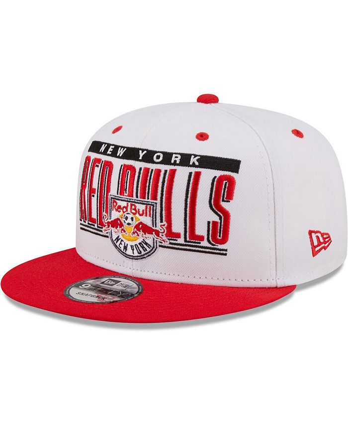 New Era Men's White and Red New York Red Bulls Retro Title 9FIFTY ...