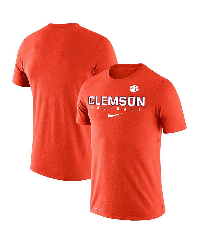 Nike Men's Orange Clemson Tigers Football Practice Legend Performance T ...