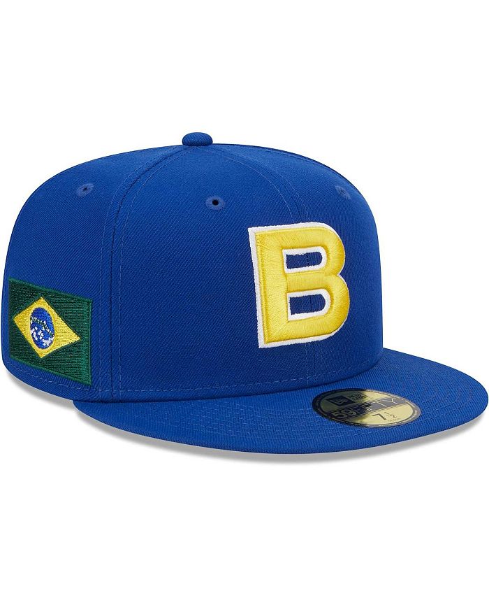 New Era Men's Blue Brazil Baseball 2023 World Baseball Classic 59FIFTY ...