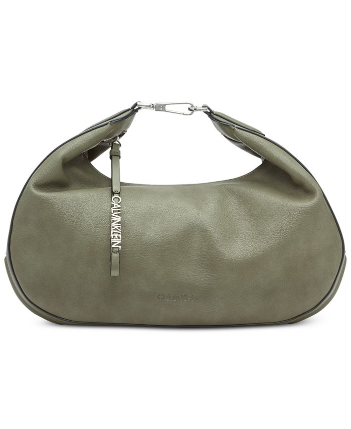 Calvin Klein Clay Large Top Zipper Convertible Crossbody Bag - Macy's