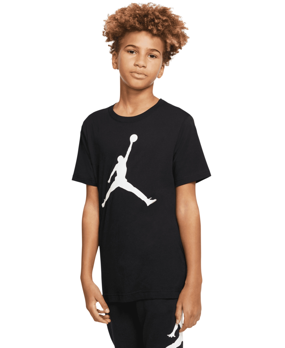 Click here for Jordan Big Boys Jumpman Logo Graphic T-shirt - Bla... prices