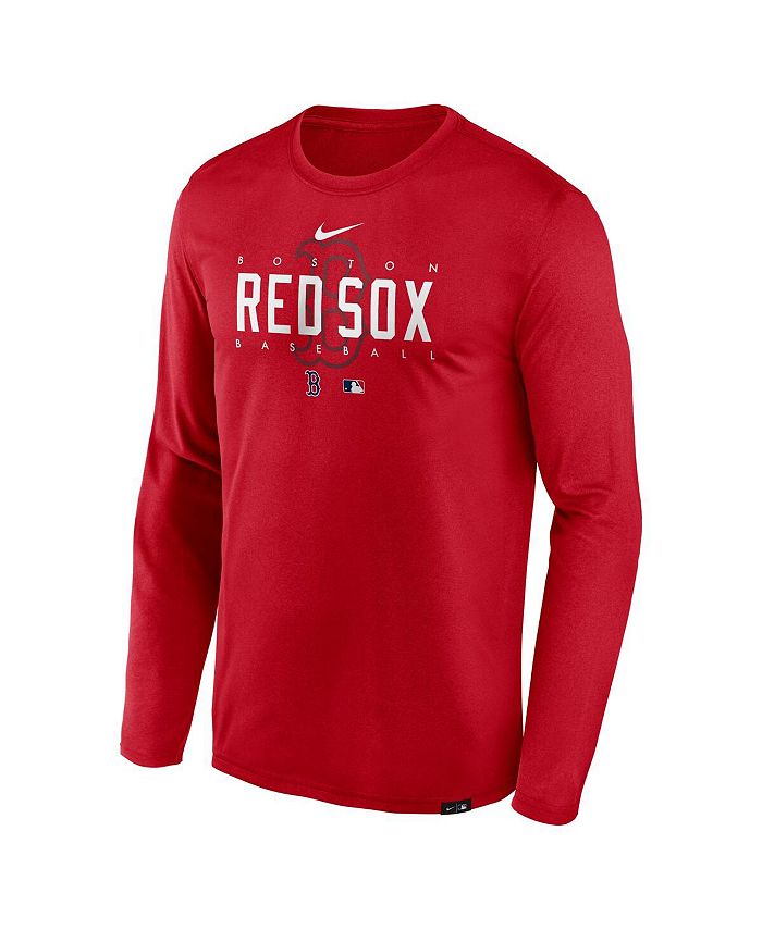 Nike Men's Red Boston Red Sox Authentic Collection Team Logo Legend ...