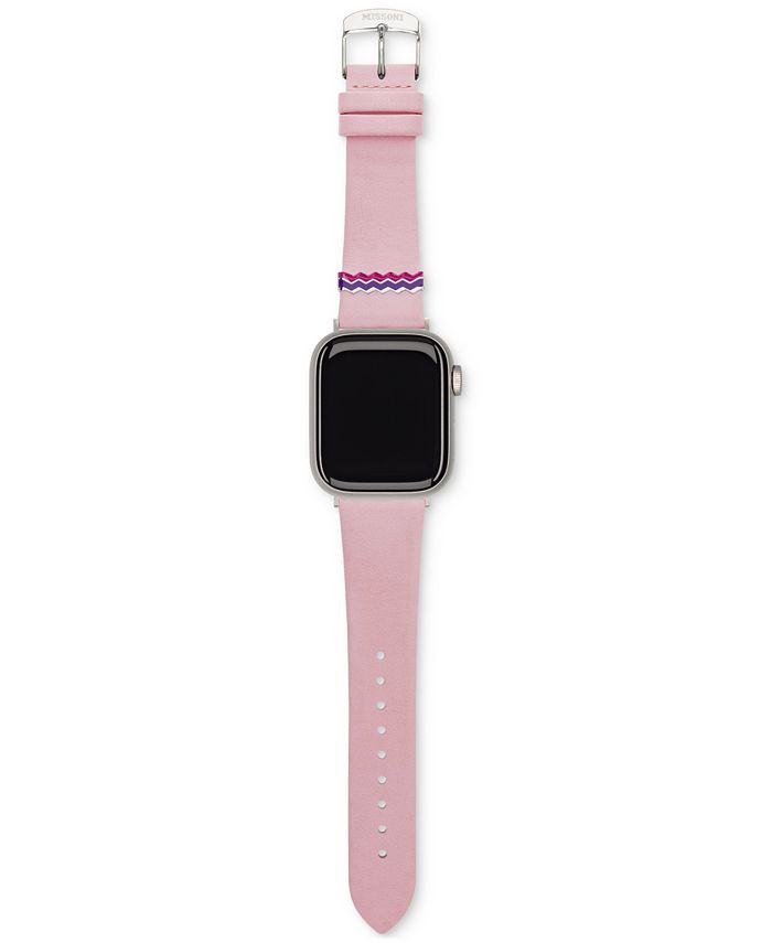 Missoni Pink Zigzag Leather Strap for Apple Watch® 38/40/41mm - Macy's