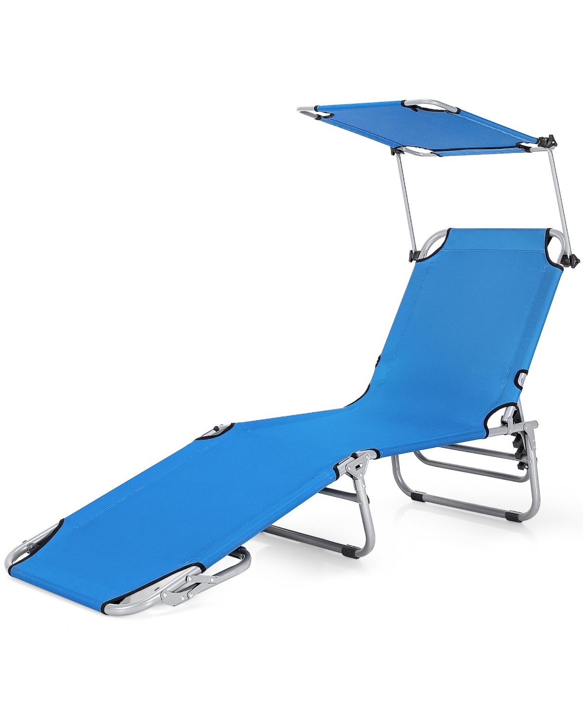 Click here for Costway Foldable Lounge Chair Outdoor Adjustable B... prices
