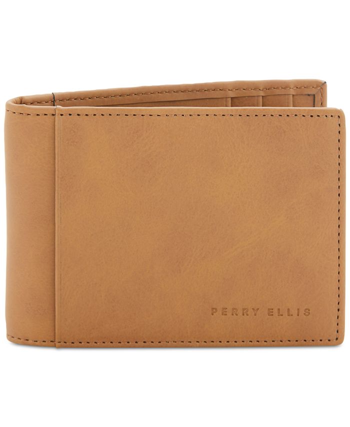 Perry Ellis Portfolio Men's Logo Wallet - Macy's