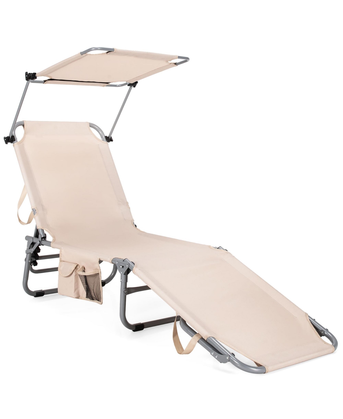 Click here for Costway Foldable Lounge Chair Outdoor Adjustable B... prices