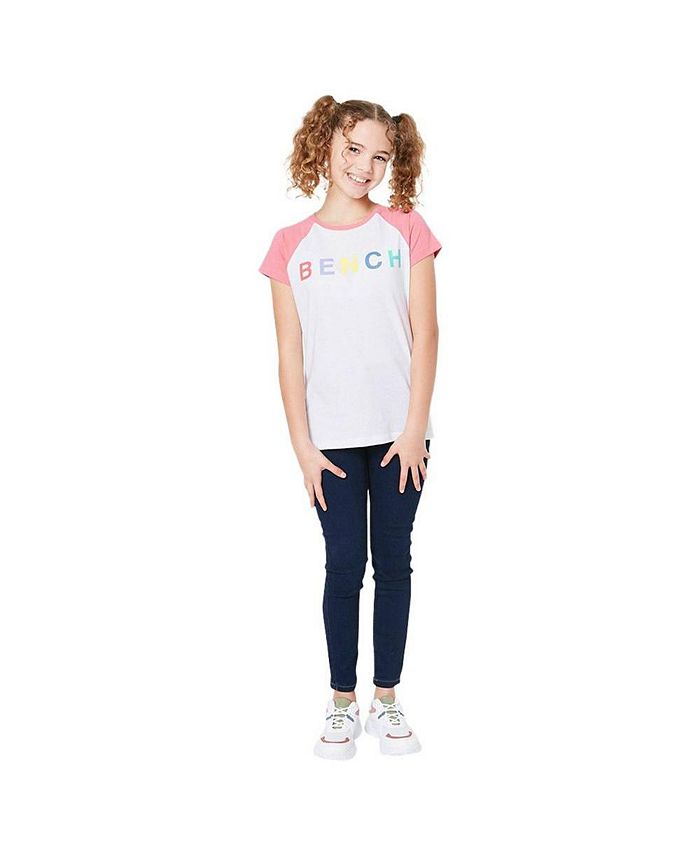 Bench DNA Child Girls Fliss Tee in White - Macy's