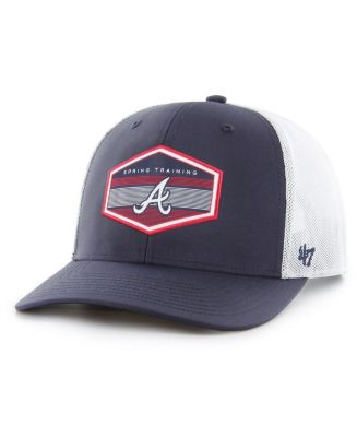 Men's '47 Brand Navy, White Atlanta Braves Spring Training Burgess ...