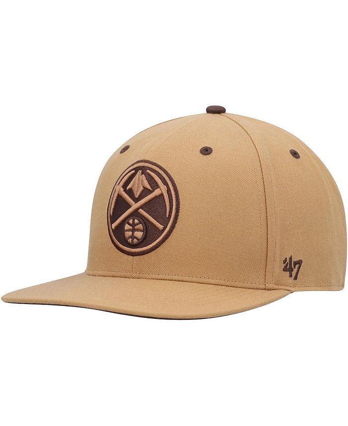 '47 Brand Men's Tan Denver Nuggets Toffee Captain Snapback Hat - Macy's