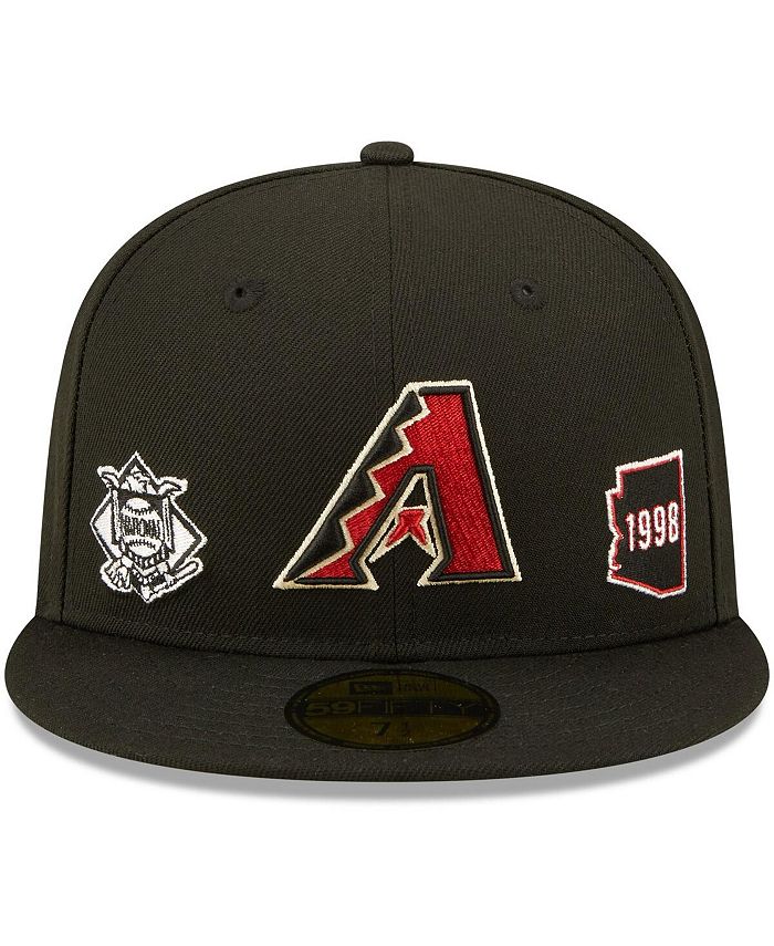 New Era Men's Black Arizona Diamondbacks Identity 59FIFTY Fitted Hat ...