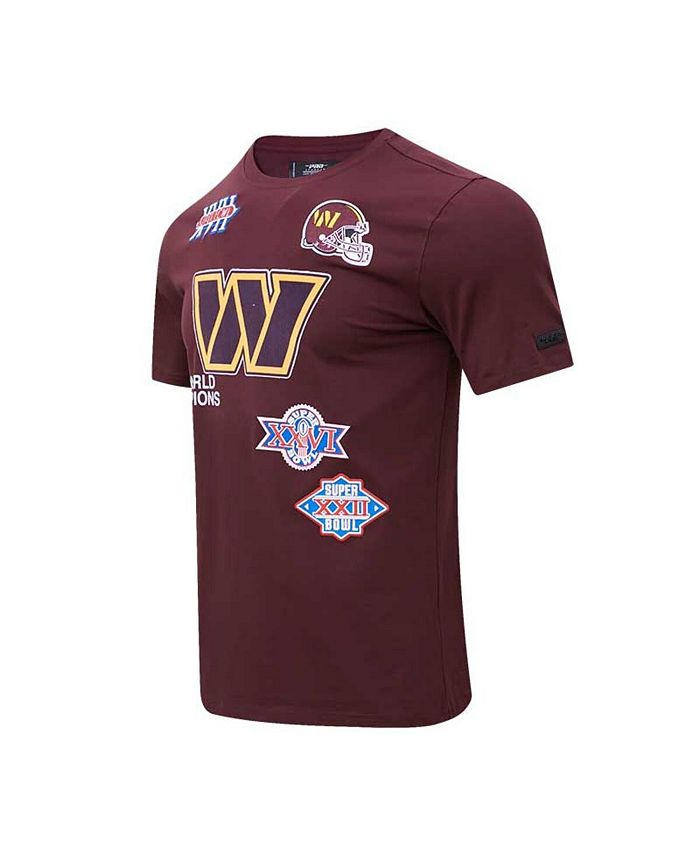 Pro Standard Men's Burgundy Washington Commanders Championship T-shirt ...