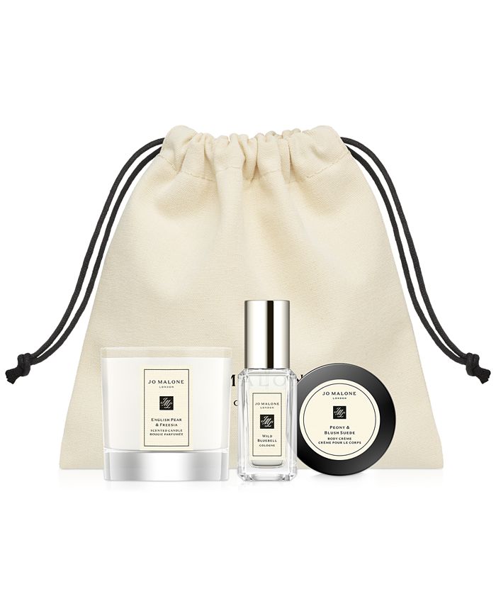 Jo Malone London 3-Pc. Wild Bluebell Light Floral Mini Luxuries Gift ...