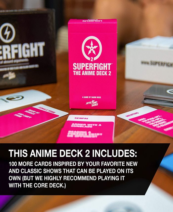 SUPERFIGHT The Anime Deck 2 Card Game - Macy's