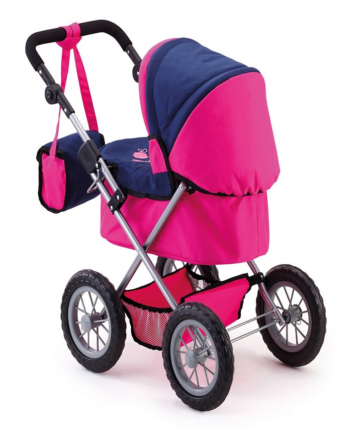 Bayer Design Dolls Blue, Hot Pink, Butterfly Trendy Pram - Macy's