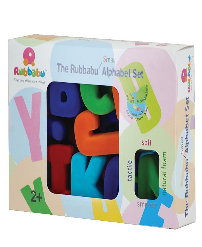 Rubbabu Bright Squishy Alphabet Set - Macy's