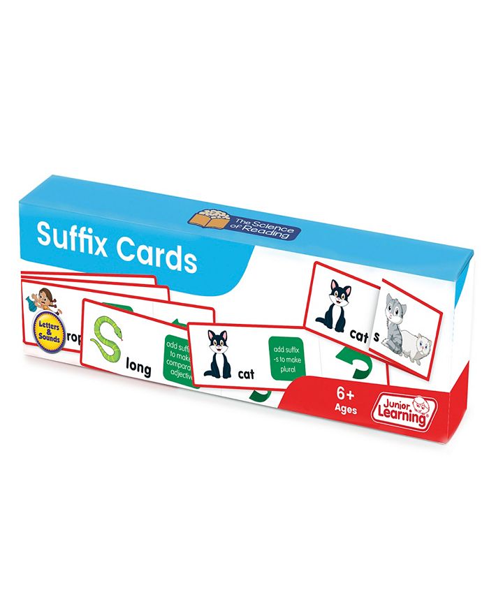 Junior Learning Suffix Flashcards - Macy's